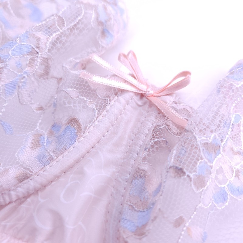 Silken Elegance: Underwire AA Cup Bra for Men