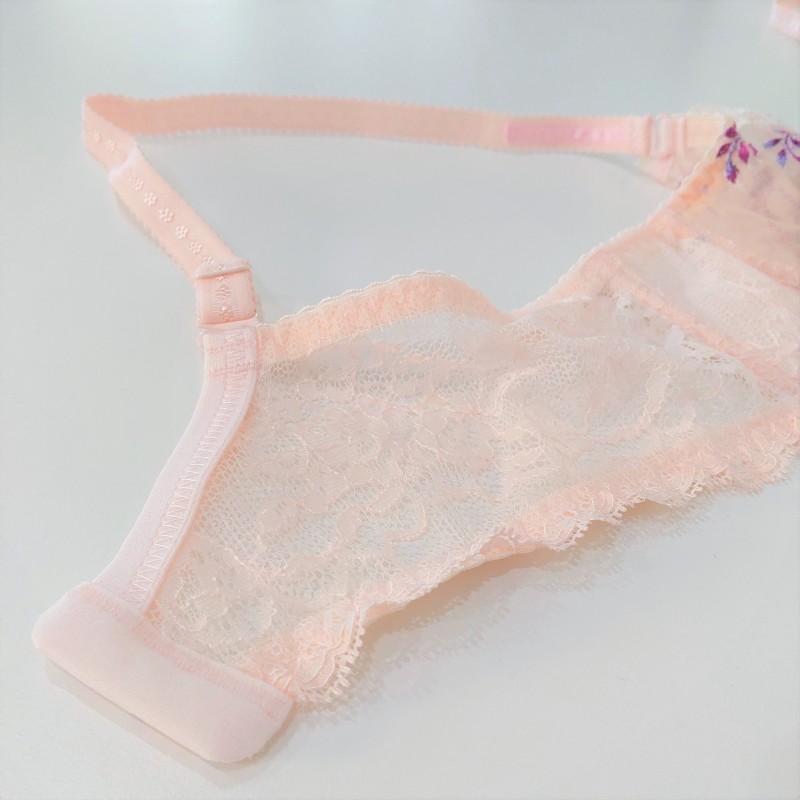 Apricot Euphoria: Premium Balconette Bra for the Crossdressing Man
