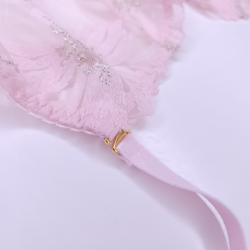 Pink Whisper: AA Cup Underwire Bra for Men