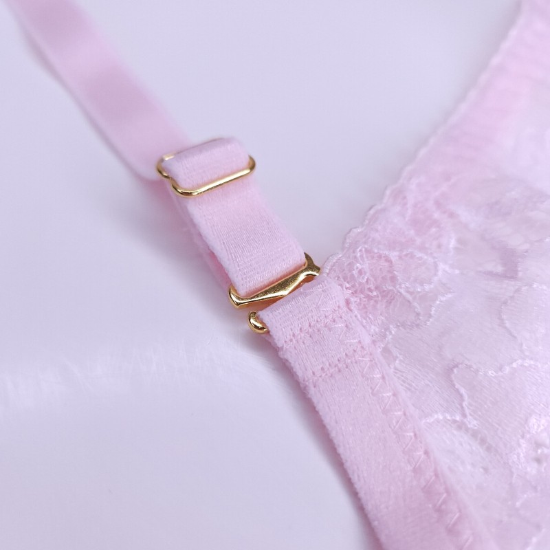 Pink Whisper: AA Cup Underwire Bra for Men