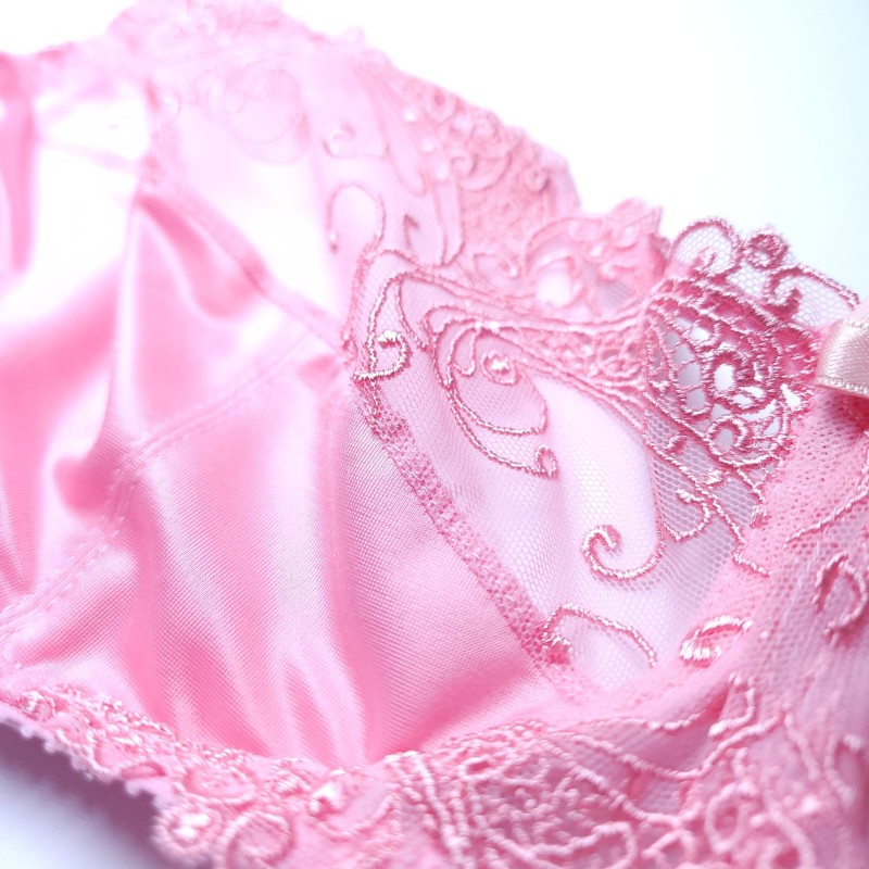 Cherry Darling: AA Cup Underwire Male Bra Full Coverage