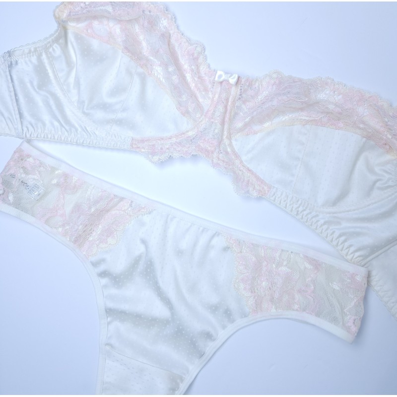 Satin Blush: AA Cup Men's Bra- Sissy Satin Underwire Bra