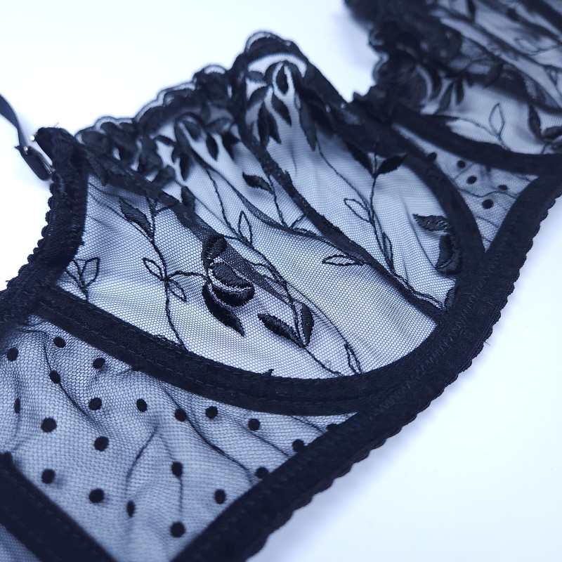 Lace Luxe: Premium Lace Lingerie Ensemble for Men