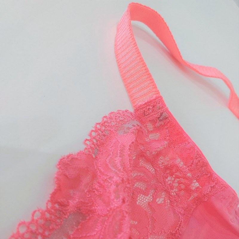 Peach Bliss Soft Mesh Bra for Men – Custom Fit, AA to B+ Cups