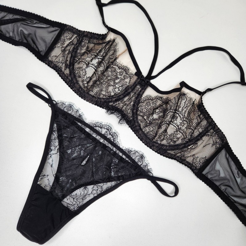 Mesh Marvel Ultra See Through Black Mesh Sissy G String For Men Han