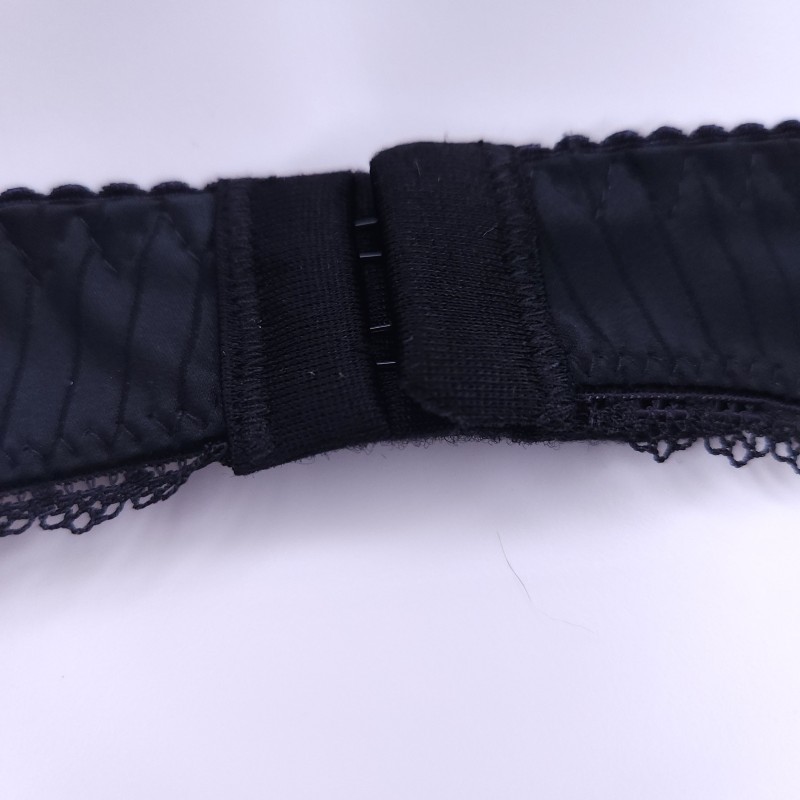 Noir Allure: Black Satin Mesh Men's Sissy Garter Belt. Sissy Lingerie ...